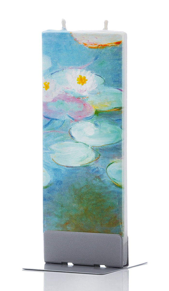 Claude Monet water-lilies-pink-1899 Flatyz Candle Claude | Flatyz Online