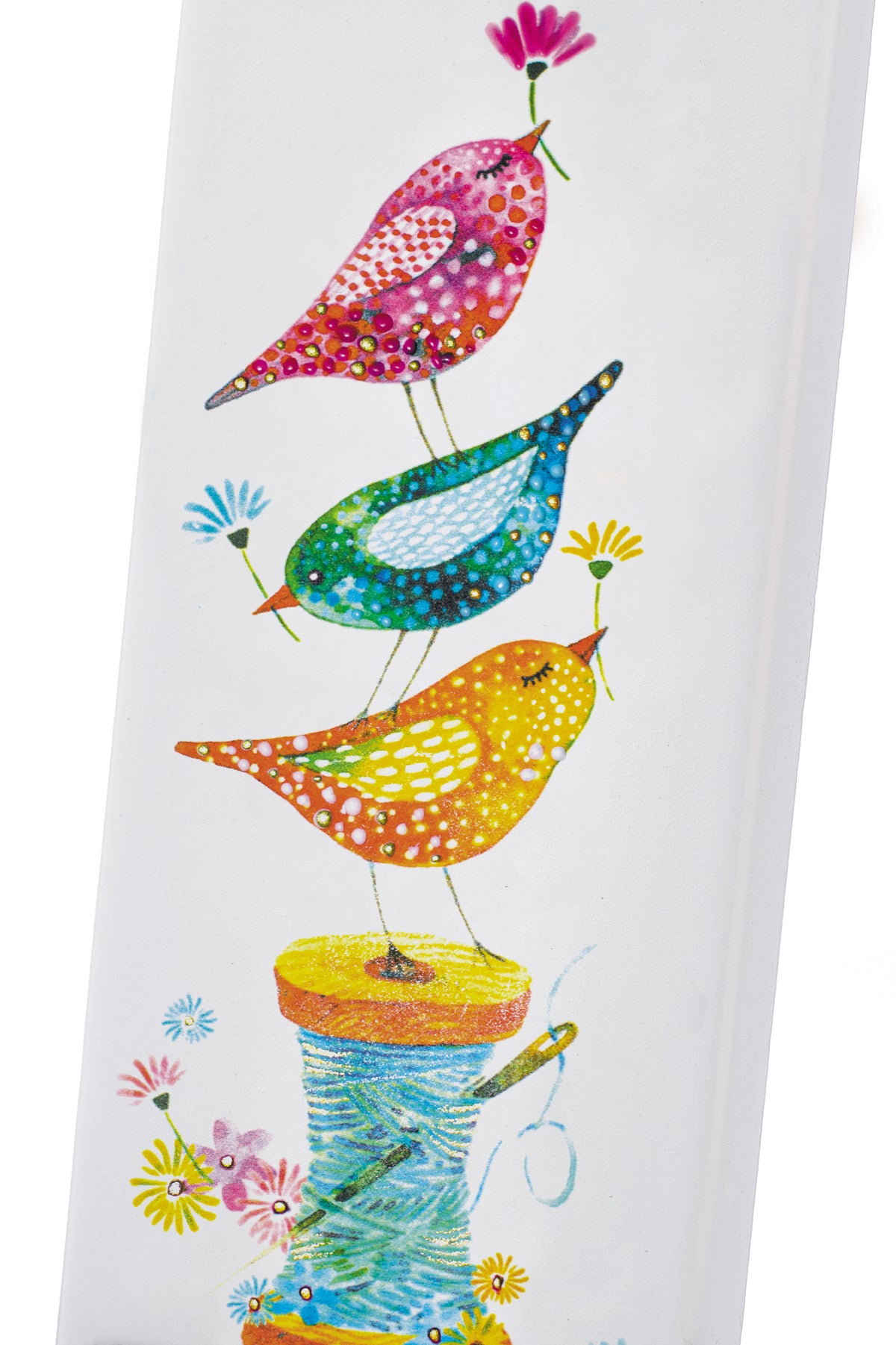 Birds on a Sewing Spool | Flatyz Online